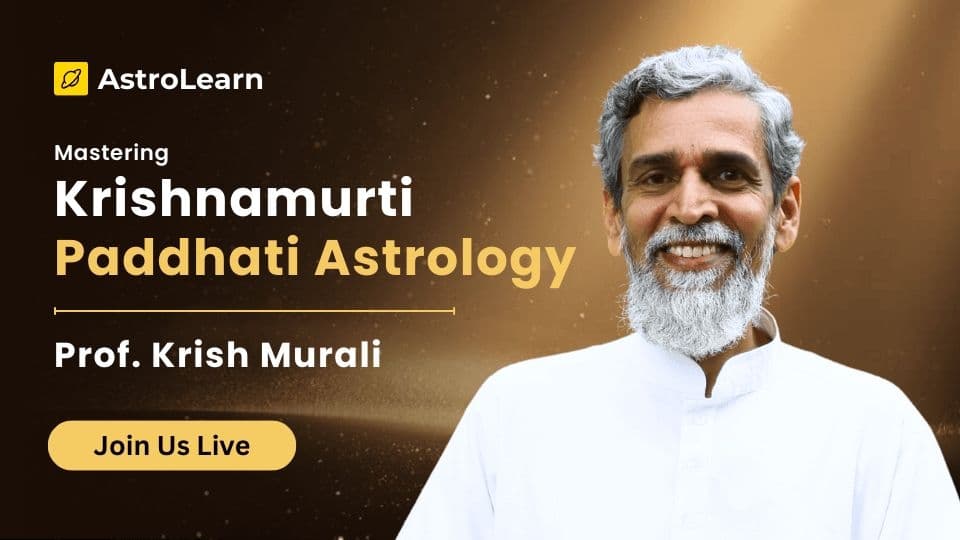Master KP Astrology with Prof. Krish Murali Eswar | AstroLearn